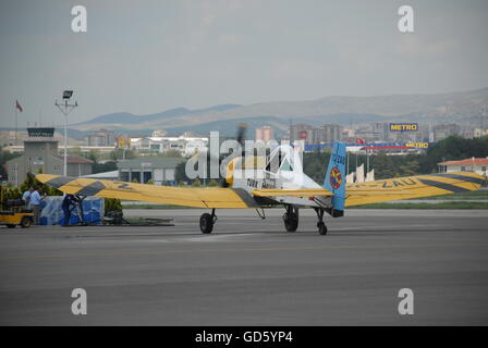 Pezetel PZL-M18 Dromader Firefighter Aircraft at the THK Etimesgut ...
