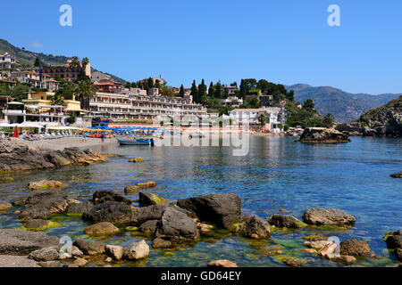 Mazzaro Beach - Taormina, Sicily, Italy Stock Photo - Alamy