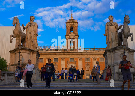 Capitoline hill, Cordonata stair, Campidoglio square, Piazza del ...