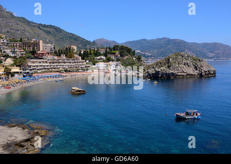 Mazzaro Beach - Taormina, Sicily, Italy Stock Photo - Alamy