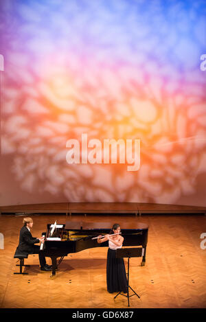 Maša Kuhar on flute and Nejc Kamplet on piano, classical concert at ...