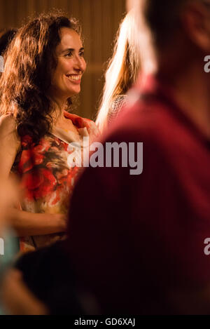 Audience laughing and enjoying stand-up comedy at Festival Lent Stock ...