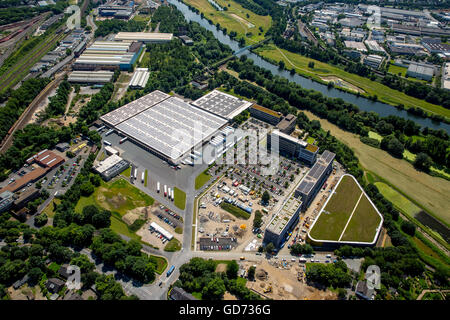 aerial view of Aldi Head Office & distribution centre at Atherstone ...