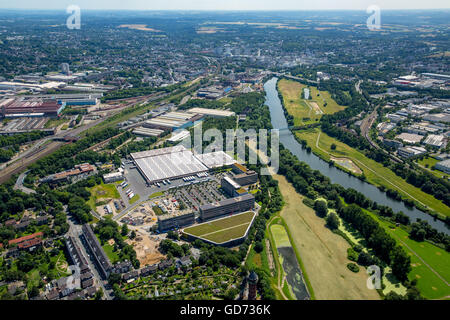 aerial view of Aldi Head Office & distribution centre at Atherstone ...
