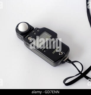 Photograph of a Minolta brand manual photometer, isolated on white ...