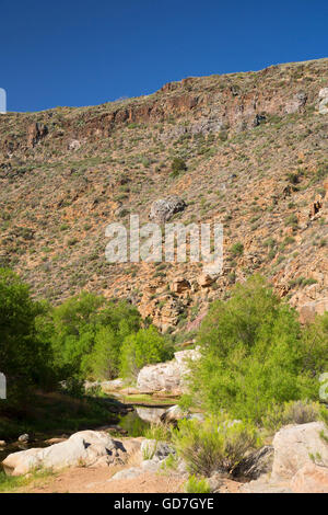 Agua Fria River canyon along Badger Springs Trail, Agua Fria National ...