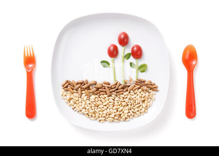 Creative assorted cold dishes Stock Photo - Alamy