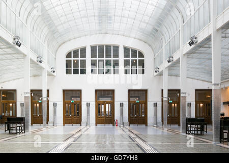 VIENNA AUSTRIA Interior of Postsparkasse post office savings bank ...