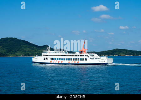 Olive Line Ferry which connects Takamatsu Sunport to Tonoshō on ...