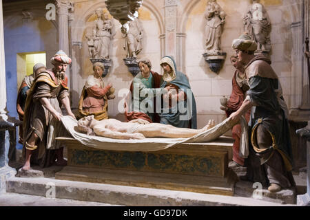 Entombment, crypt of Bourges Cathedral Saint Etienne, UNESCO World ...
