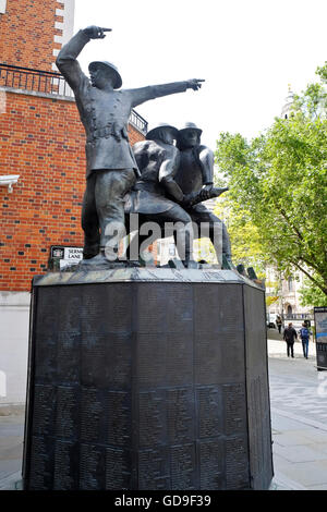 Blitz a memorial statue commemoration those firefighters who gave their ...