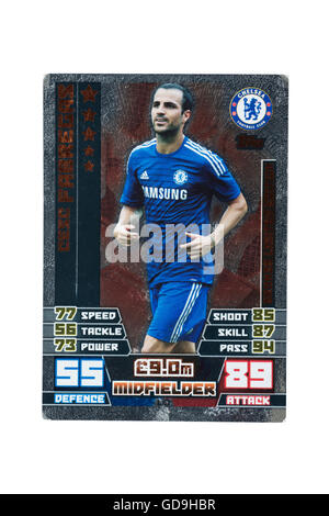 A football match attack card on a white background Stock Photo - Alamy