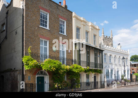 Period houses on Church Street, Old Isleworth, London Borough of ...