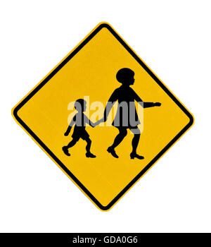 Children crossing sign Stock Photo - Alamy