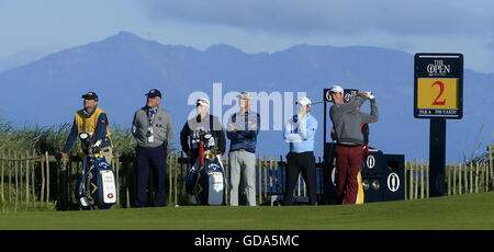 Harris English tees off on 8th hole during the second round of the ...