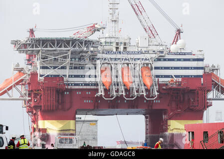 Offshore accomodation platform Floatel Endurance Stock Photo - Alamy