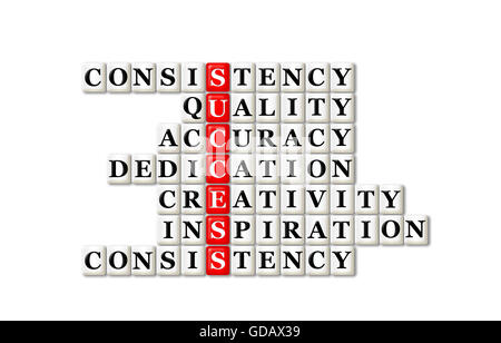 acronym of success and other releated words on white Stock Photo - Alamy