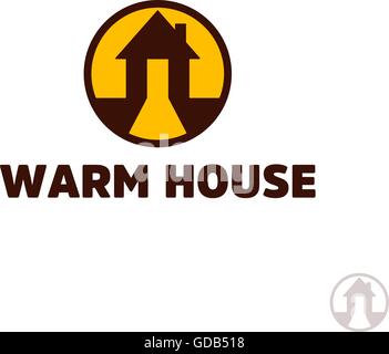 Banner for sales, advertising house, cottage with trees, agent with ...