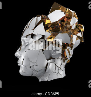 Glossy woman head exploding shuttered - Headache, psycho mental ...