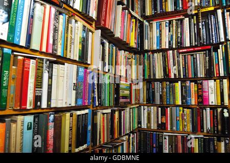 Lots of Books, Books on the Shelfs, Bookstore Stock Photo - Alamy