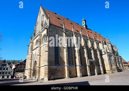 Heilig-Kreuz-Münster, or Holy Cross Cathedral, Schwäbisch Gmünd Stock Photo: 72556264 - Alamy