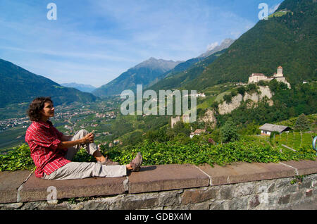 Brunnenberg Castle, Algund, South Tyrol, Italy Stock Photo - Alamy
