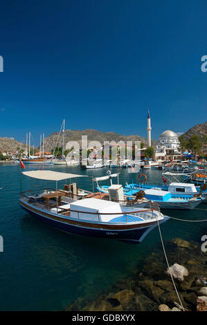 Mosque in Bozburun, Turkish Aegean Coast, Turkey Stock Photo - Alamy