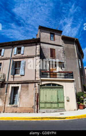 Old house in the village of Cruzy, France Stock Photo - Alamy