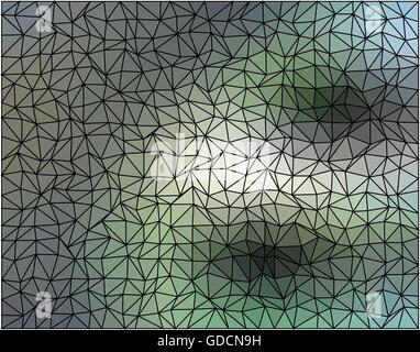 abstract vector stained-glass mosaic background - blue and violet Stock ...