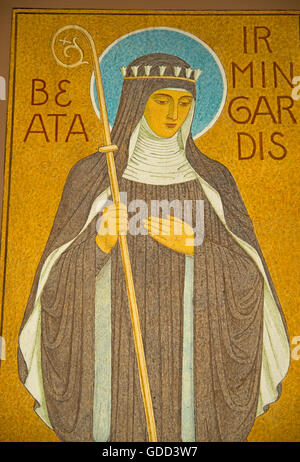 SAINT HILDEGARD VON BINGEN German religious Founder and abbess of Stock ...
