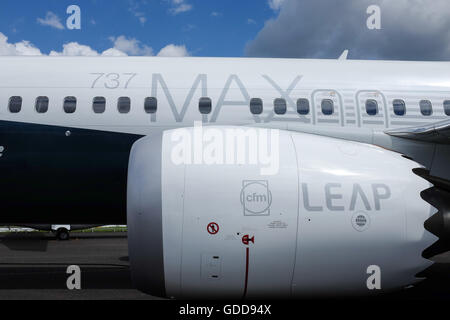 Boeing 737 Max (LEAP) Engine Stock Photo - Alamy