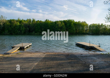 Docking Area and Boat Launch On a Lake in Codorus State Park ...