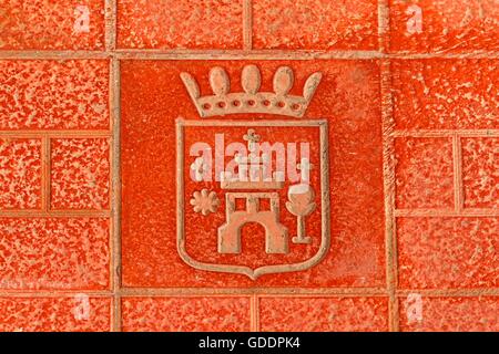 Valencia coat of arms at Valencia Town Hall. Valencia. Spain Stock ...