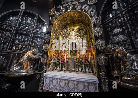 Altotting, Germany. 14th July, 2016. The black madonna in the chapel of ...