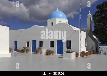 Monastery, Santorini, Cyclades Islands, Greece Stock Photo - Alamy