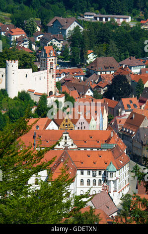 Old Town, Fuessen, Allgaeu, Bavaria, Germany Stock Photo - Alamy