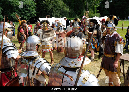Varus battle, Museum Kalkriese, Bramsche, Lower Saxony, Germany Stock ...