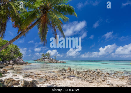 Anse Royale beach in Mahe Island Seychelles Stock Photo - Alamy