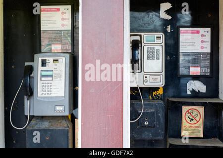 BT (British Telecom) public phone booth with Internet access in Central ...