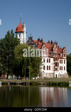 Schloss Basedow Castle, Mecklenburg Switzerland, Mecklenburg-Western ...