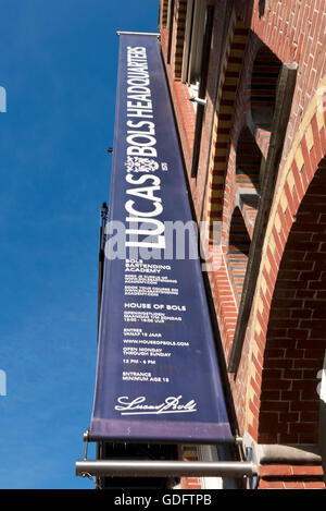 The House of Bols gin museum in Amsterdam, Holland, Netherlands Stock ...