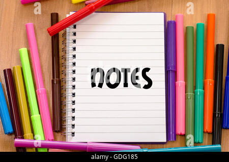 Notes written on whiteboard over wooden background Stock Photo - Alamy