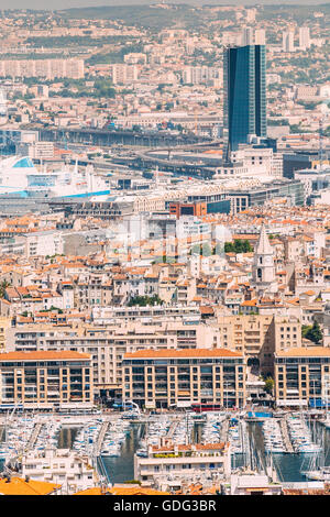 Cityscape of Marseille, France. Urban background Stock Photo - Alamy