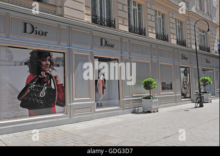 Dior luxury brand flagship store exterior in New Bond Street, Mayfair ...