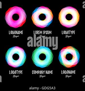 Swirl Vortex On Letter Logo Design W Stock Vector Image & Art - Alamy