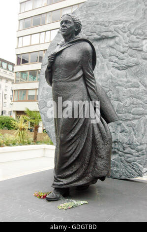 Statue to Mary Jane Seacole, a Jamaican doctress and pioneering ...