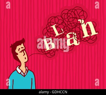 Blah Blah Blah Concept Stock Photo - Alamy