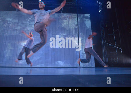 Members of the contemporary dance company Motionhouse, founded by Kevin ...