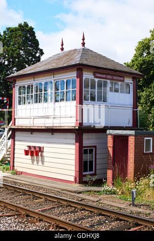England Rutland Oakham railway signal box Stock Photo - Alamy