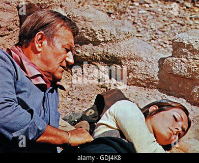 RIO LOBO, John Wayne, Jennifer O'Neill, 1970 Stock Photo - Alamy